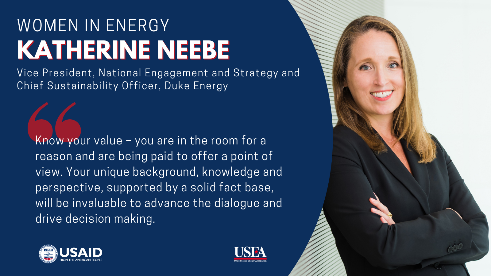 Women In Energy: Katherine Neebe | USEA | United States Energy Association