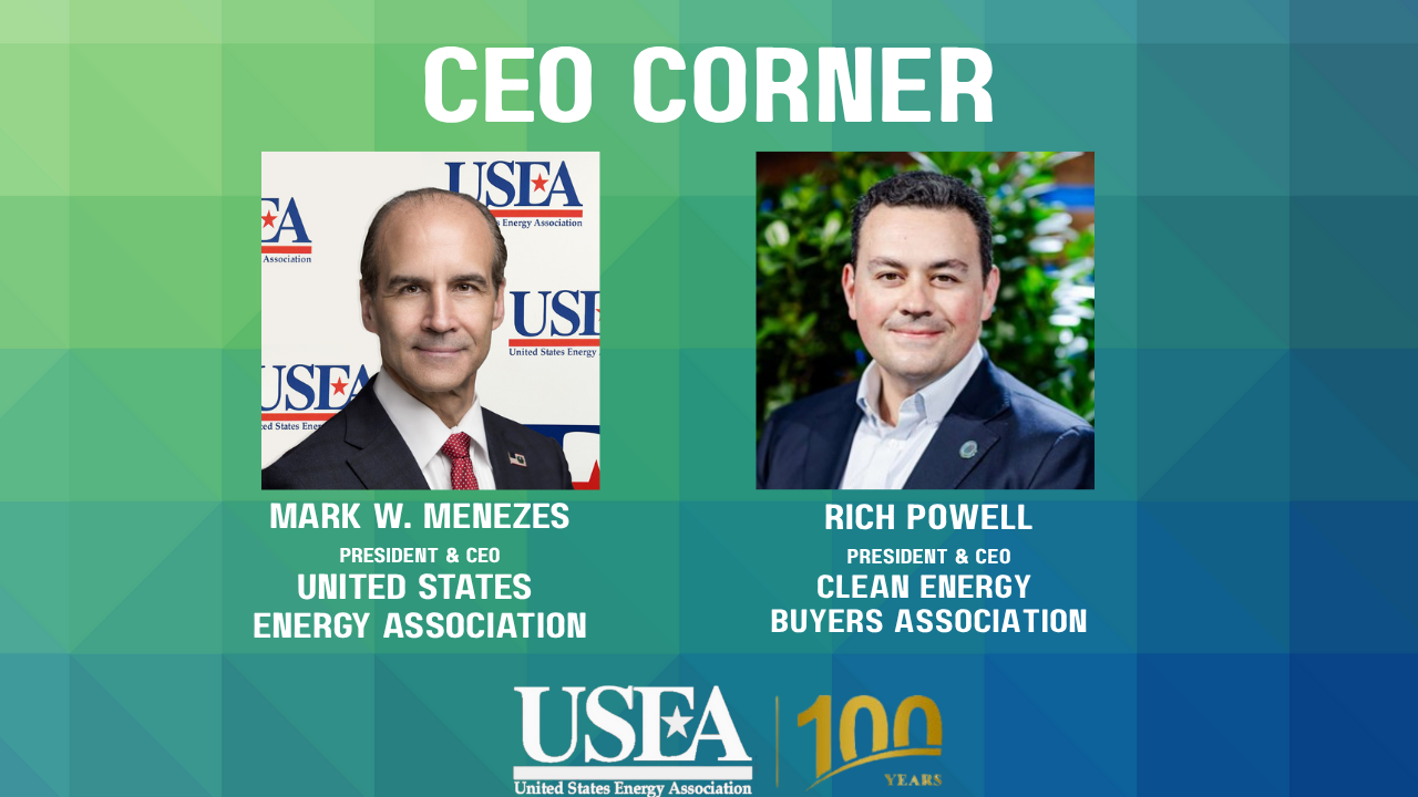 CEO Corner: Clean Energy Buyers Association President & CEO Rich Powell ...