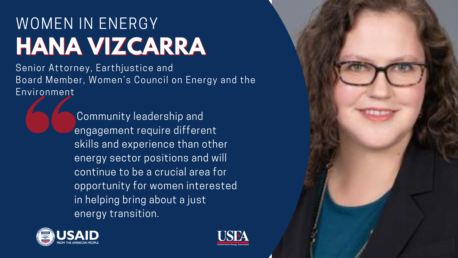 Women in Energy: Hana Vizcarra | USEA | United States Energy Association