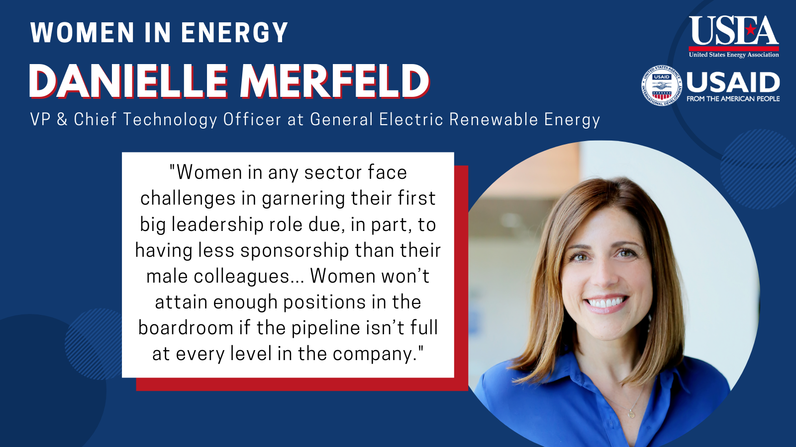 Women In Energy: Danielle Merfeld | USEA | United States Energy Association
