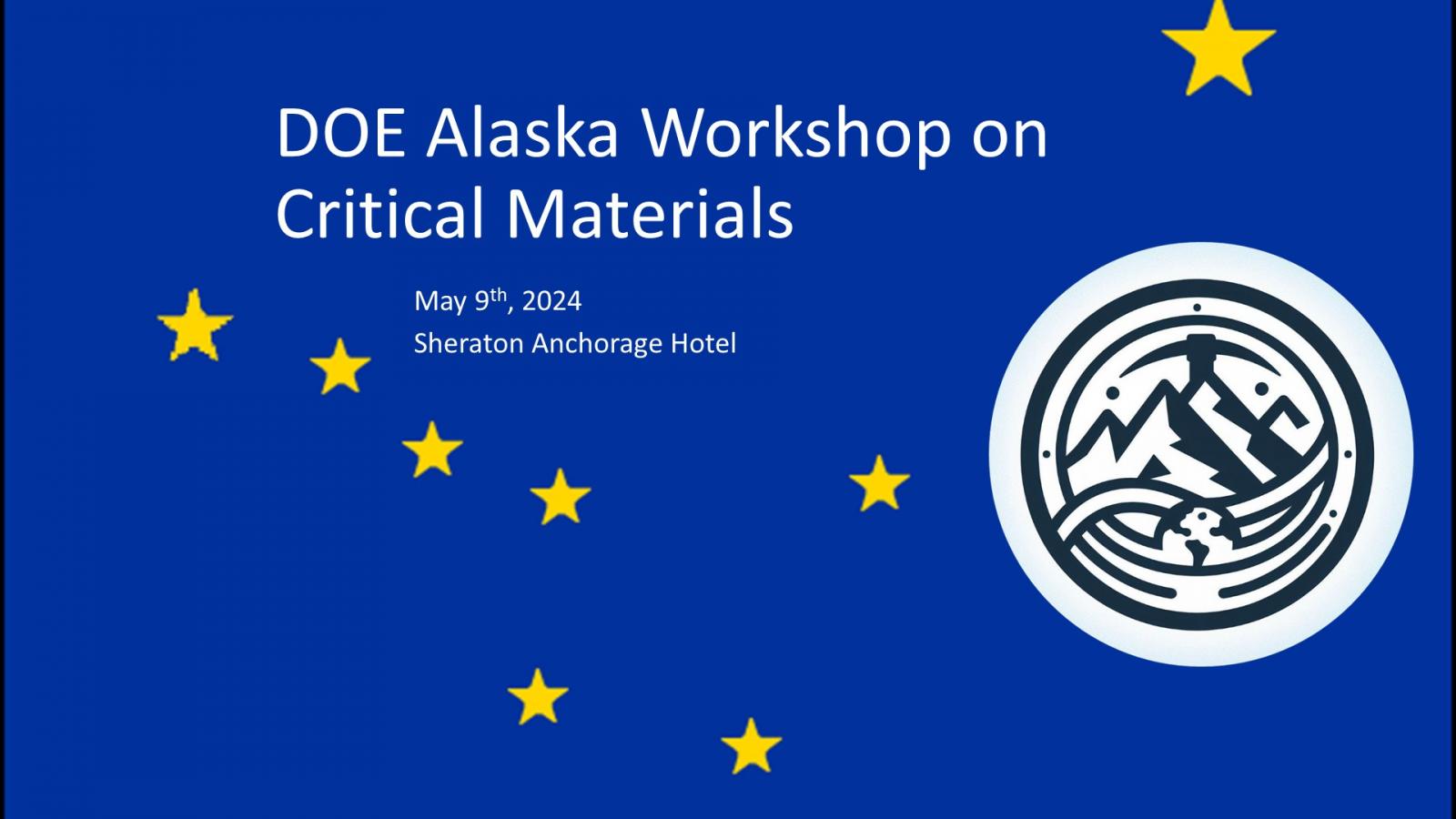 DOE Alaska Workshop on Critical Materials | USEA | United States Energy ...