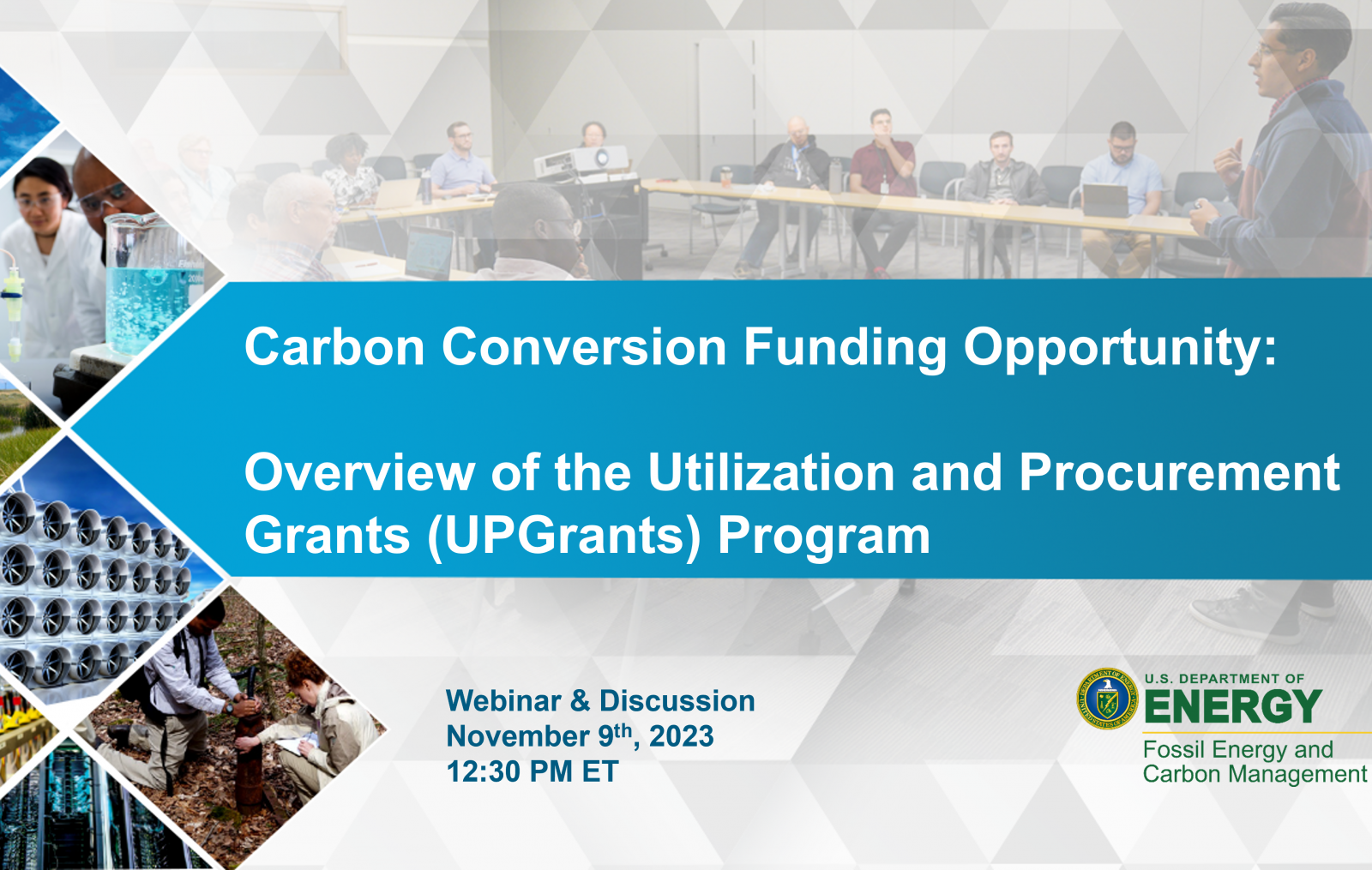 DOE Carbon Utilization Procurement Grants Webinar | USEA | United ...